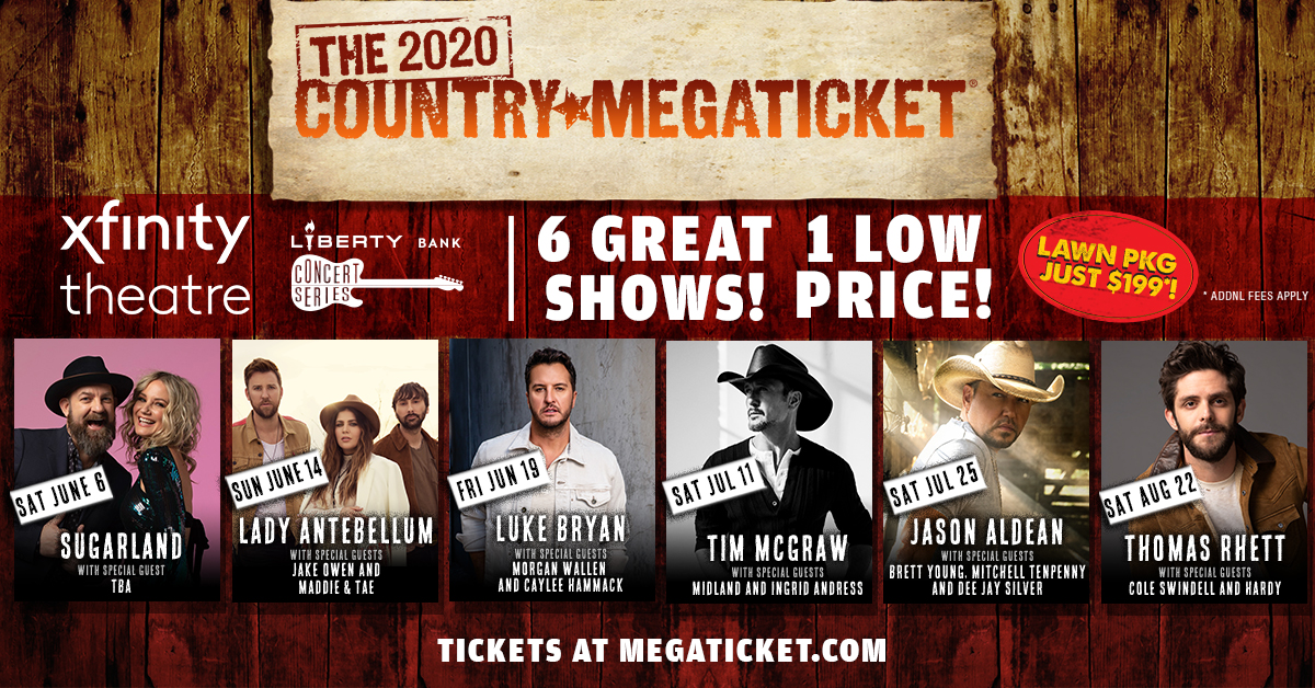 Megaticket! 2020 Xfinity Theater | Bear Country 95.3